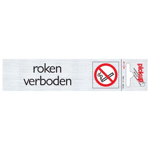 PICKUP INTERNATIONAL BORD ALULOOK 165X44 ROKEN VERBODEN - St. Middelkoop